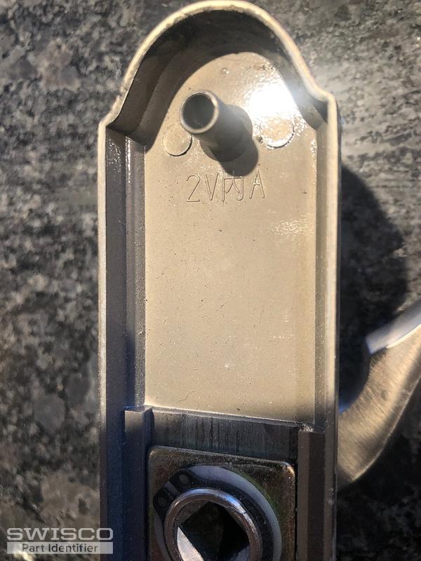 Front screen door lock set : SWISCO.com