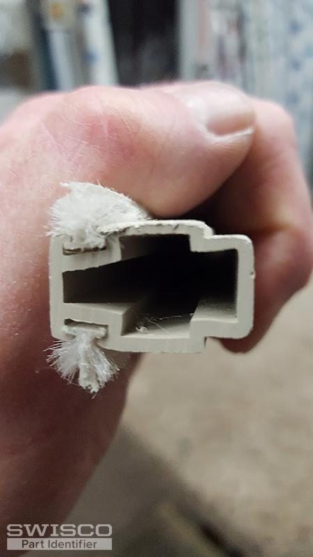 Weather Shield vinyl head parting stop with weather strip Extrusion ...