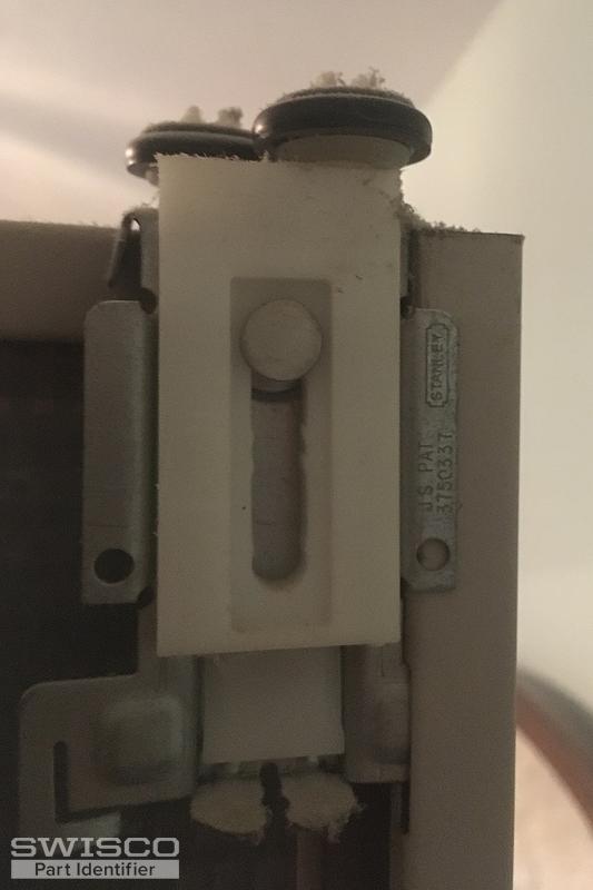 Sliding mirror closet door upper hardware : SWISCO.com