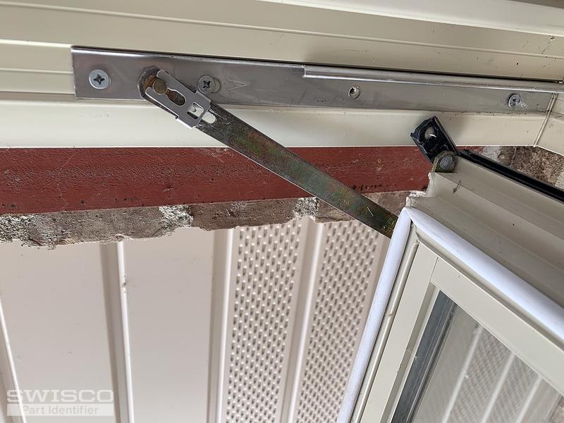 Top hinge on Silverline casement window : SWISCO.com