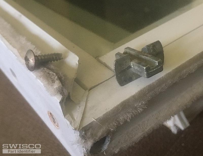 This part holds the upper window up in spring mechanism : SWISCO.com