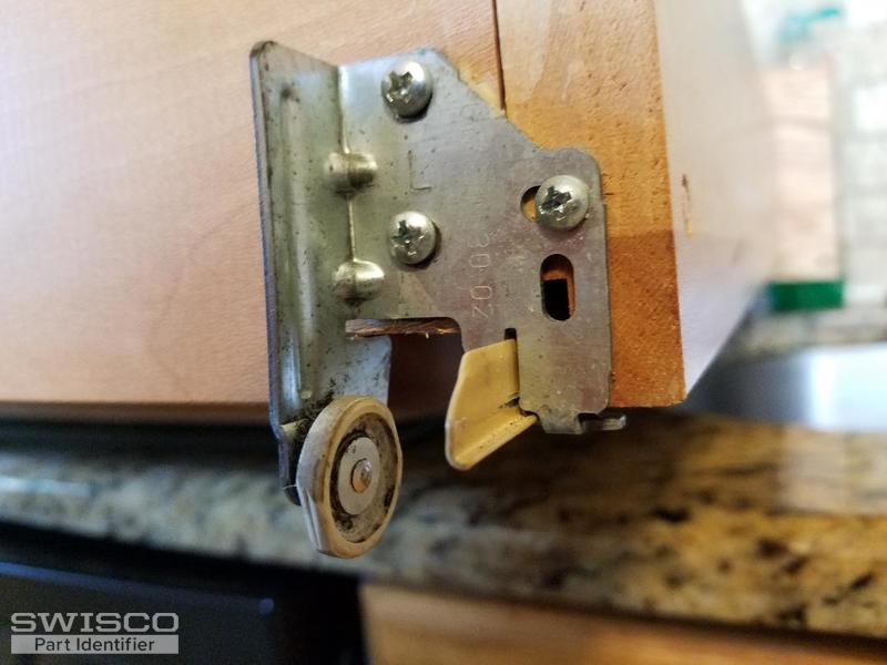 Rear roller for Kraftmaid Clermont Kitchen drawer : SWISCO.com