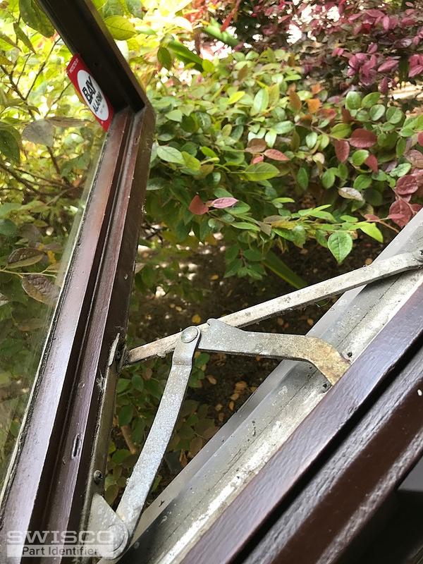 1980 Pella 2' x 2' window hinge : SWISCO.com