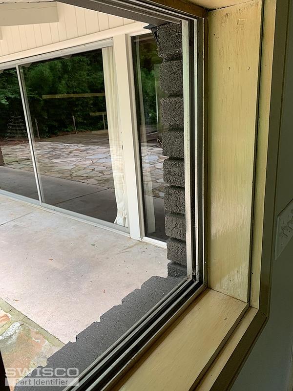 The metal sliding window track or frame parts : SWISCO.com