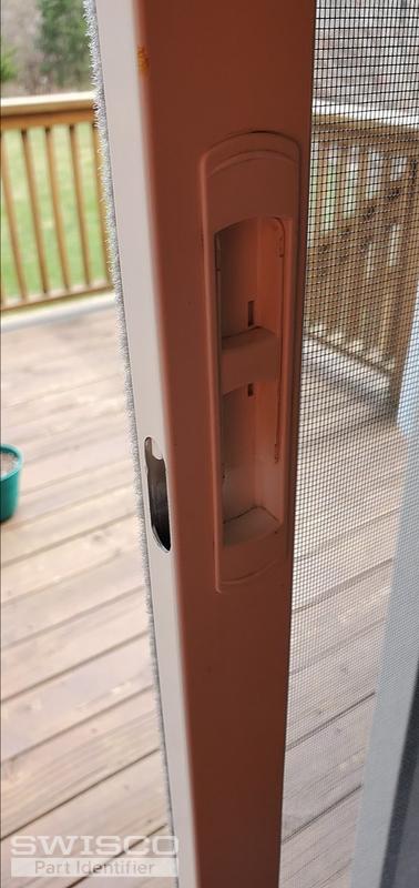 Pella sliding screen door broken latch/handle : SWISCO.com