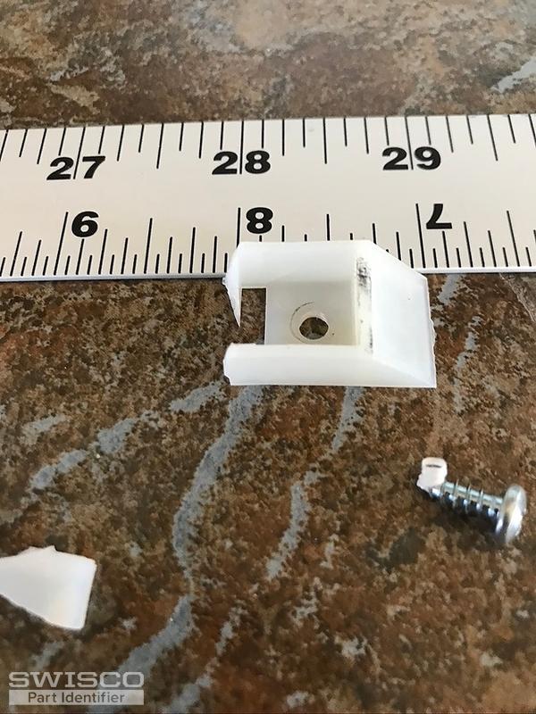 White plastic window channel balance sash cam : SWISCO.com