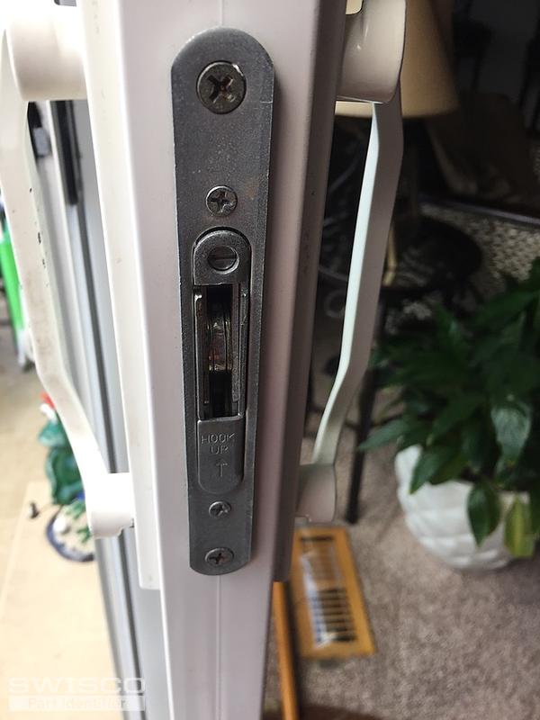 Sliding door lock. 16CFA1201, SGCC1110., 4010705 Herculite K : SWISCO.com