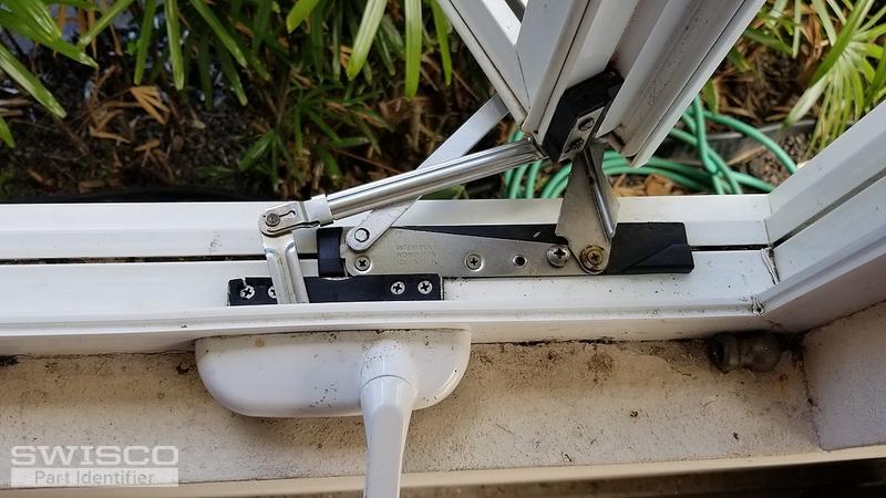 Casement window hinge replacement/ old hardware Interlock / Roto ...