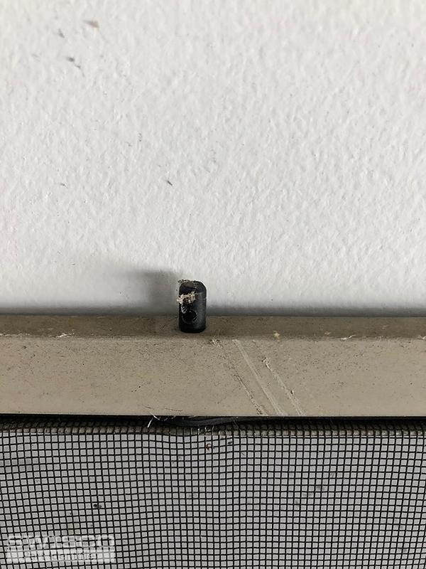 Window screen top of window peg : SWISCO.com