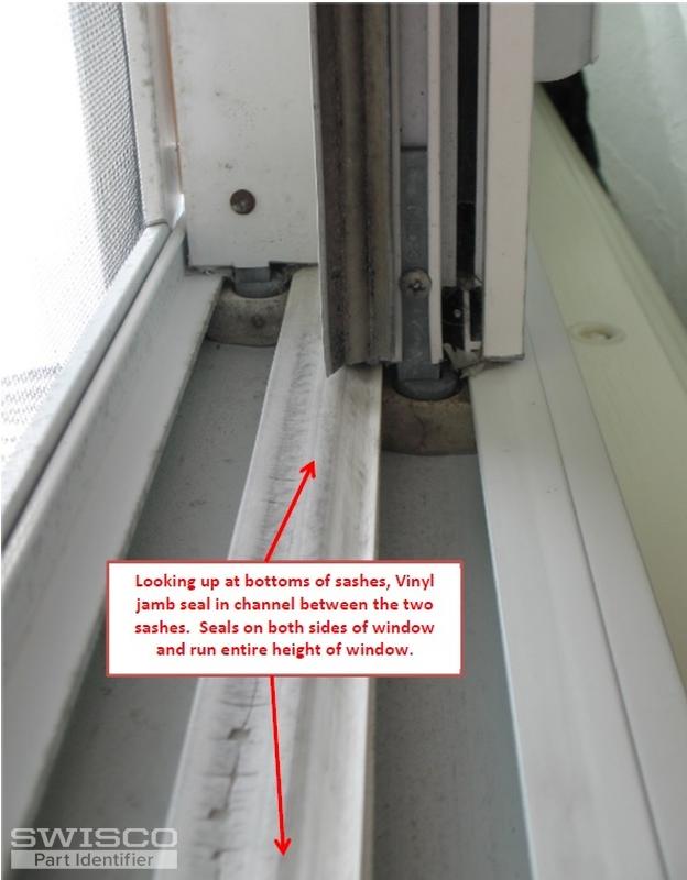 Replacement Seal for Jamb Liner in Double-Hung Tilt-In Windows : SWISCO.com
