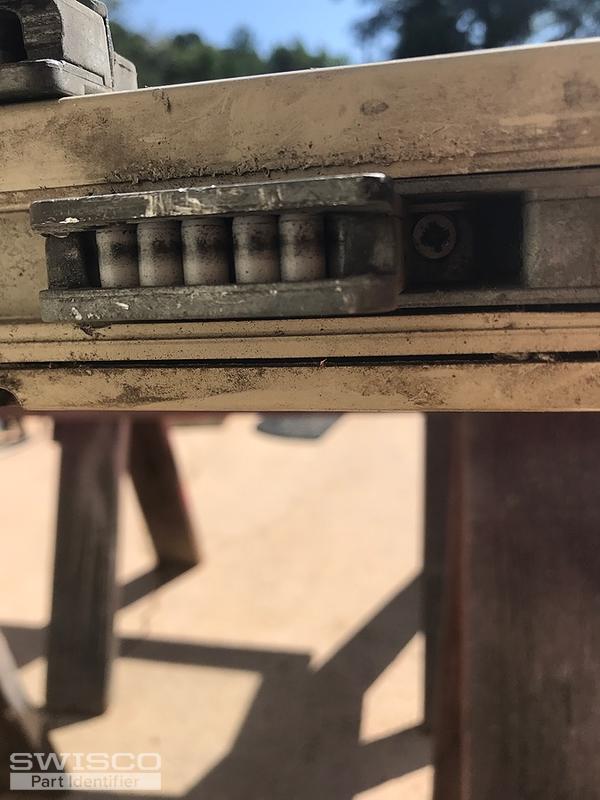 Sliding patio door roller wheel assembly replacement : SWISCO.com