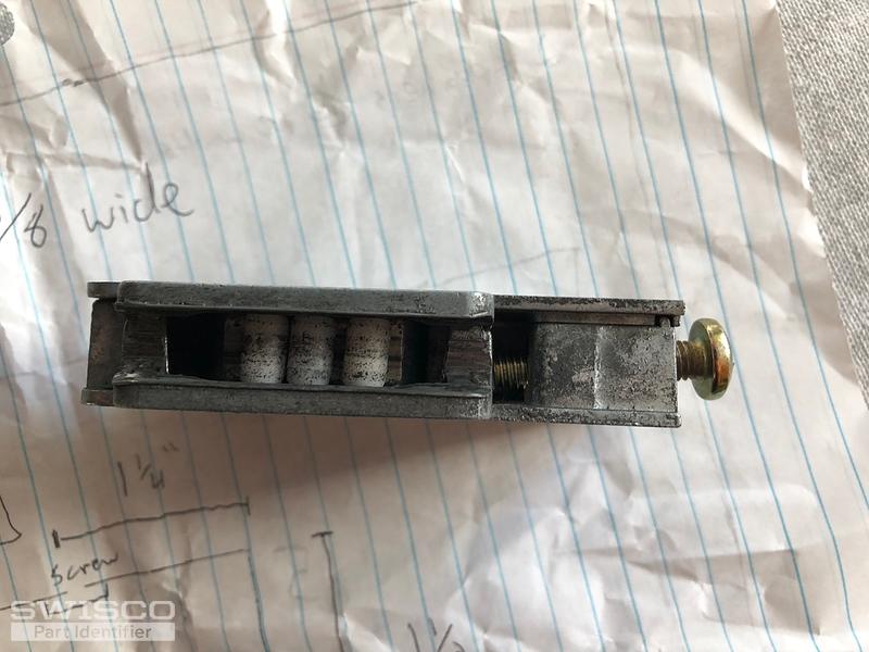 Patio door rollers, no door manufacturer, PPG Herculite glass, rest of ...