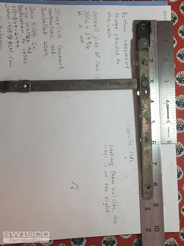 I need top & bottom hinges & top & bottom Tracks for Silverline ...