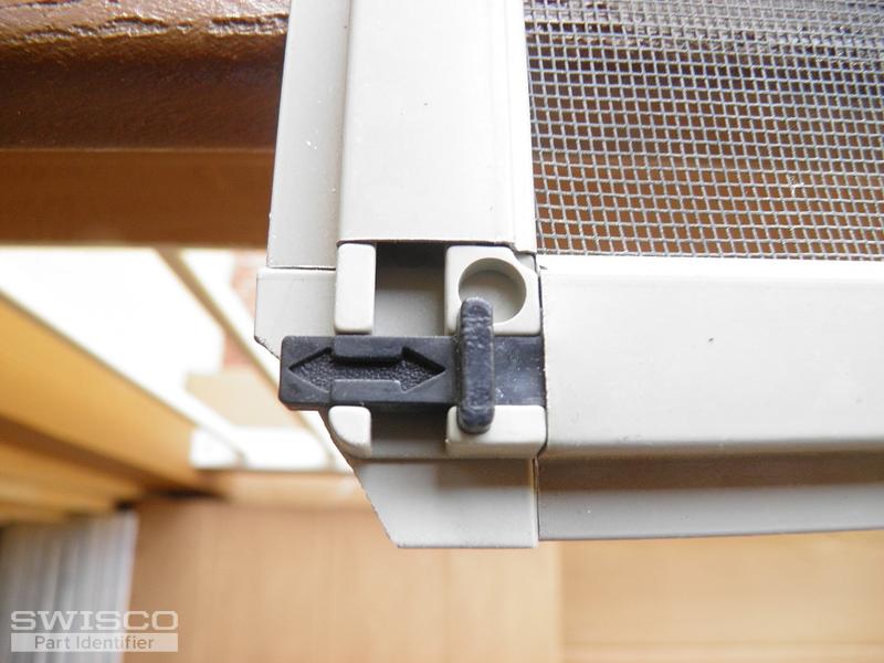 Corner piece of screen to hold screen in place. Made by MI windows ...