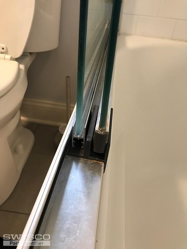 Plastic clip for tub shower door at the bottom : SWISCO.com