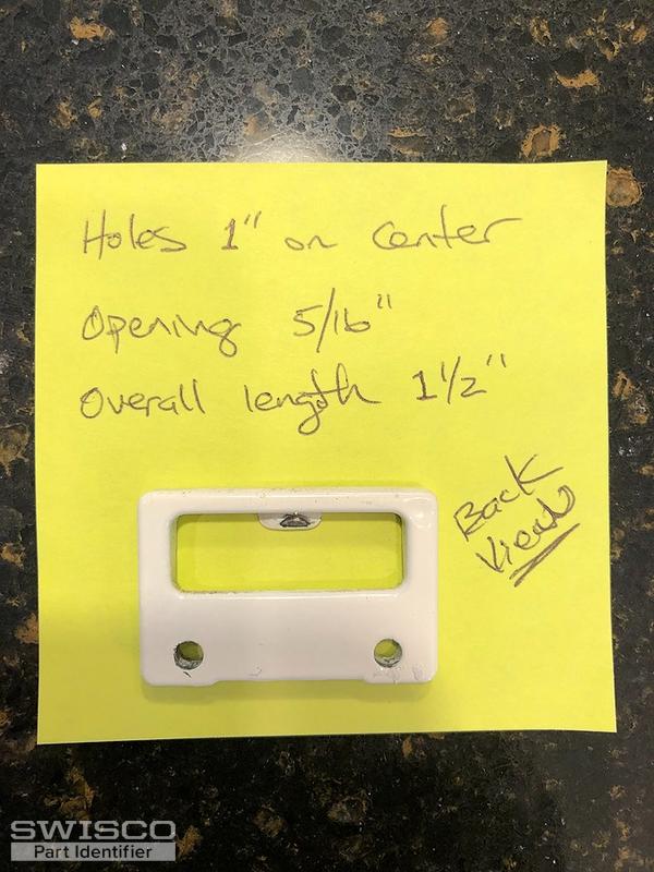 Window Keeper holes 1 on center slide opening 516 overall width 15 no ...
