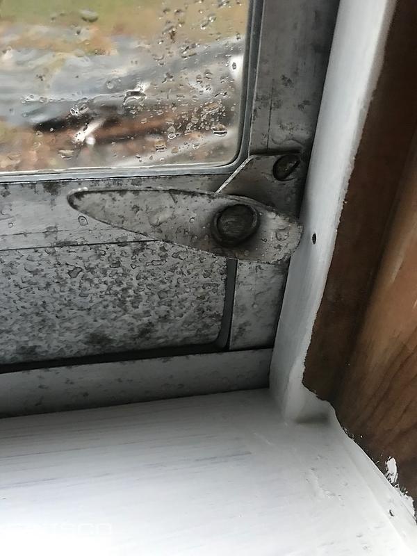 Old Aluminum Anderson Storm window aluminum latches : SWISCO.com