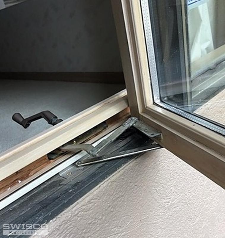 Eagle 30 year old casement window open and close mechanism( brown ...