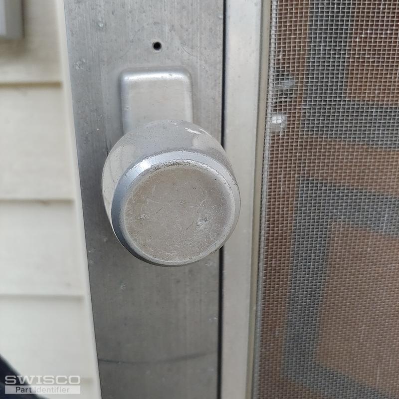 Old aluminum screen door handle : SWISCO.com