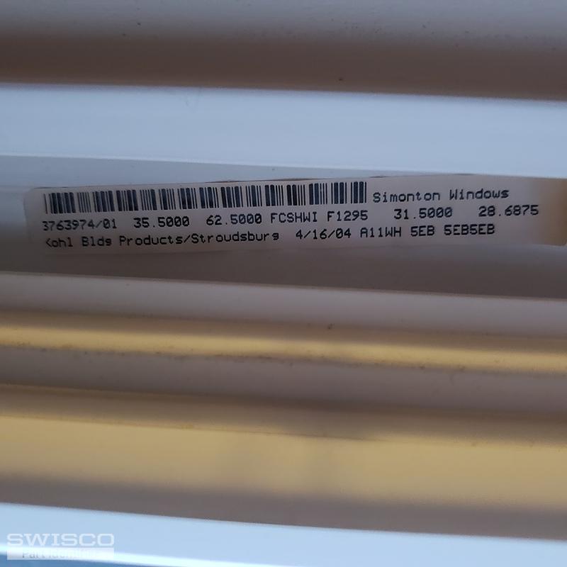 Triple Coil Balance Assembly Simonton Single Hung Sash Window : SWISCO.com