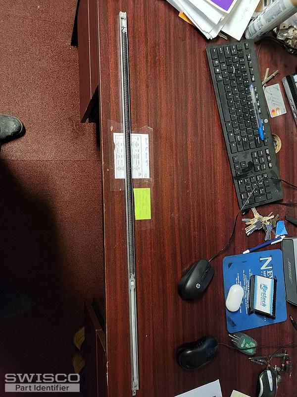 Window Balance measures 35" has markings D35 : SWISCO.com