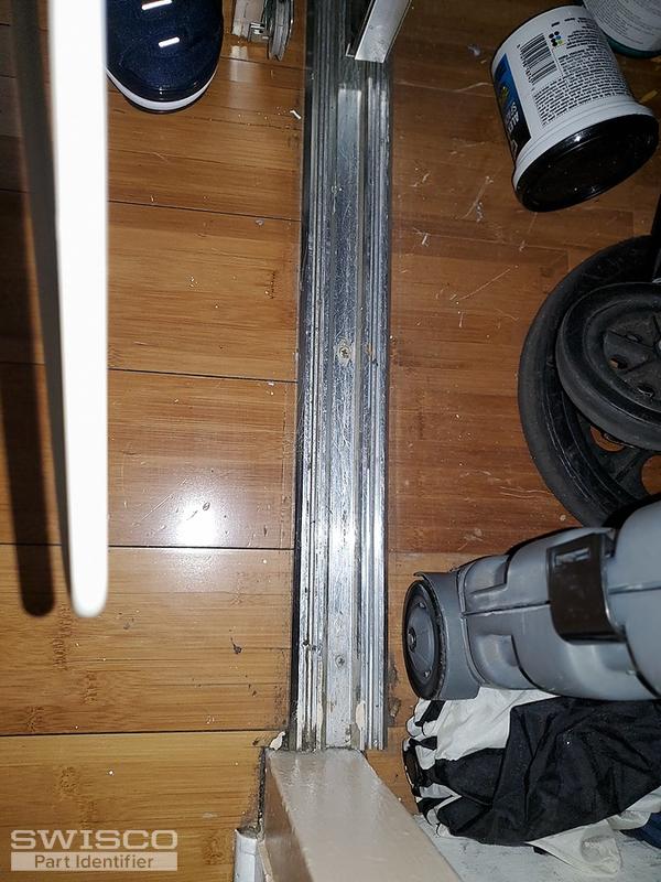 Sliding closet mirror door track and wheels : SWISCO.com