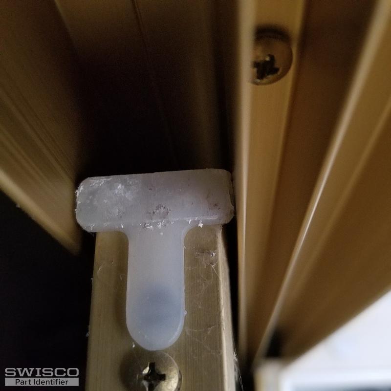 Shaped upper guides sliding closet door mirrored : SWISCO.com