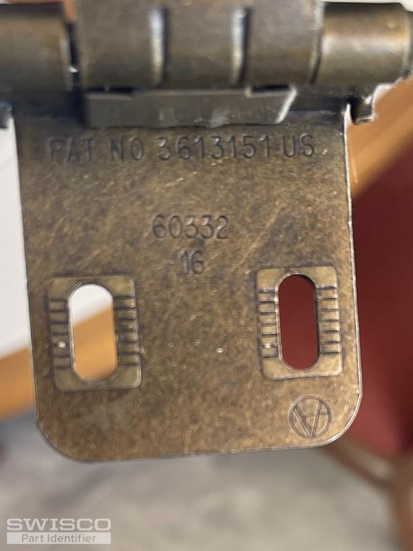 60332 16 Cabinet Hinges : SWISCO.com