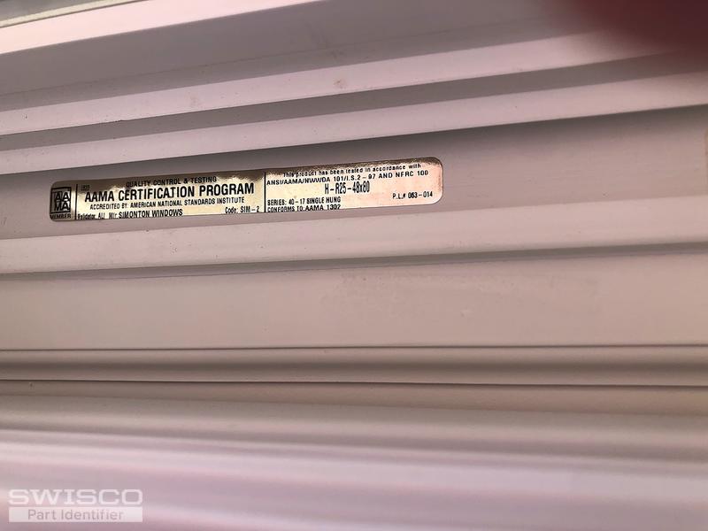 Simonton Window replacement parts : SWISCO.com