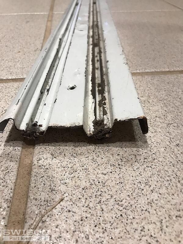 replacement bottom track for bypass mirror closet doors : SWISCO.com