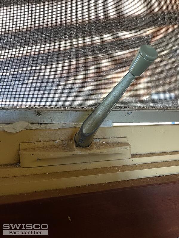 Awning window with full wood window frame from the 1980's : SWISCO.com