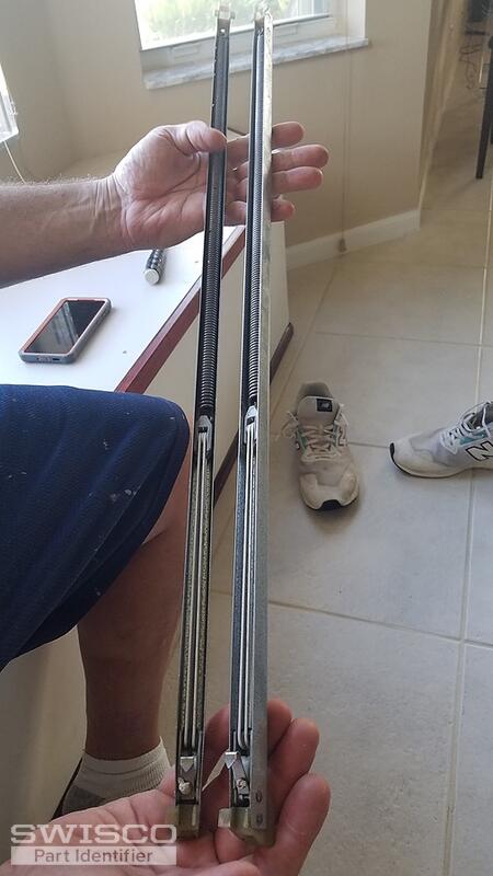 window spring loaded slides on the inside of the window.. : SWISCO.com