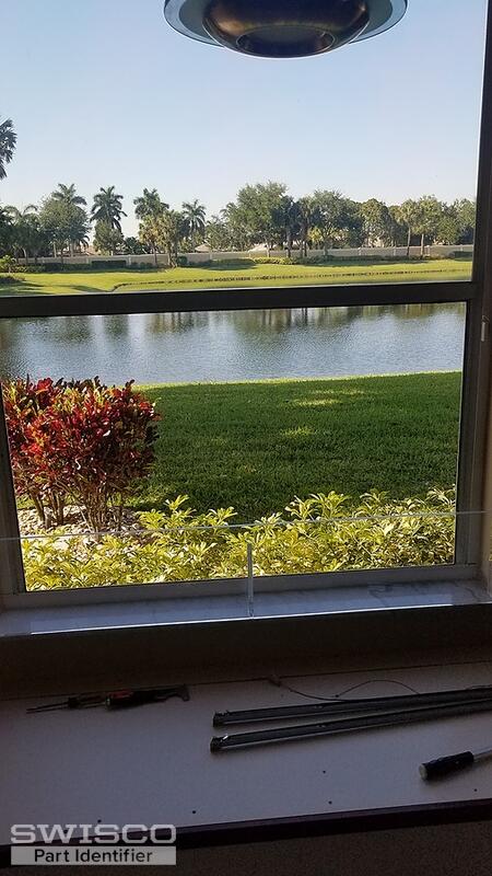 window spring loaded slides on the inside of the window.. : SWISCO.com