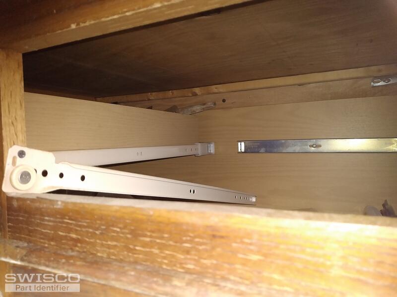 Plastic bracket to support runner for drawer. : SWISCO.com