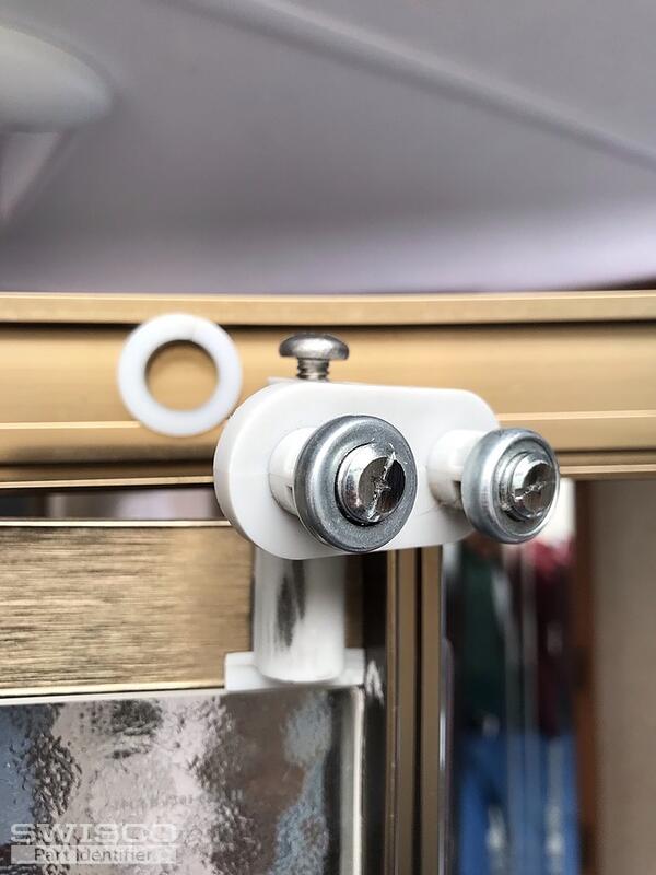 Rollers for shower in a 2008 Titanium RV : SWISCO.com