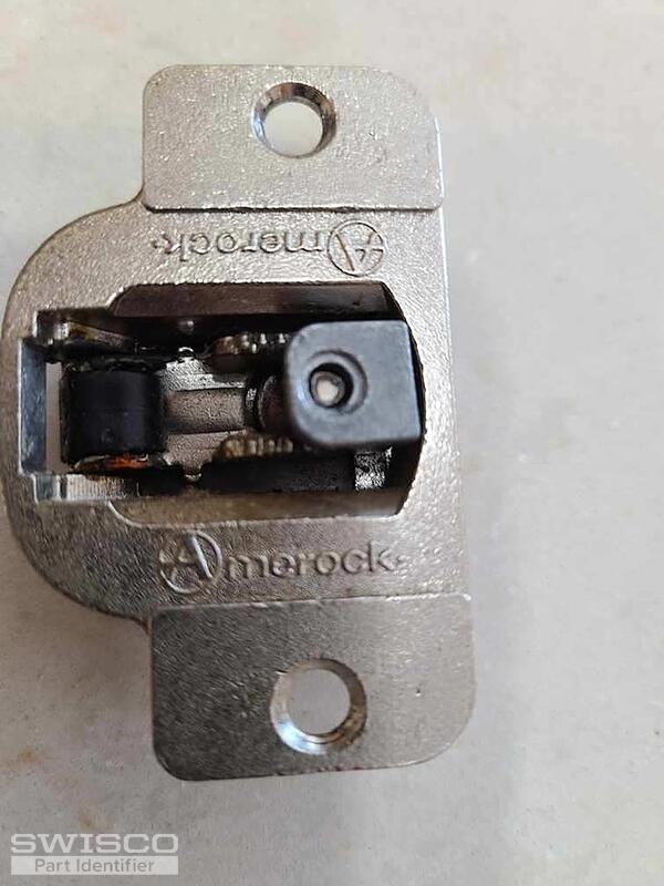 Amerock hinge, 1/2" overlay, only number visible is 5027474 : SWISCO.com