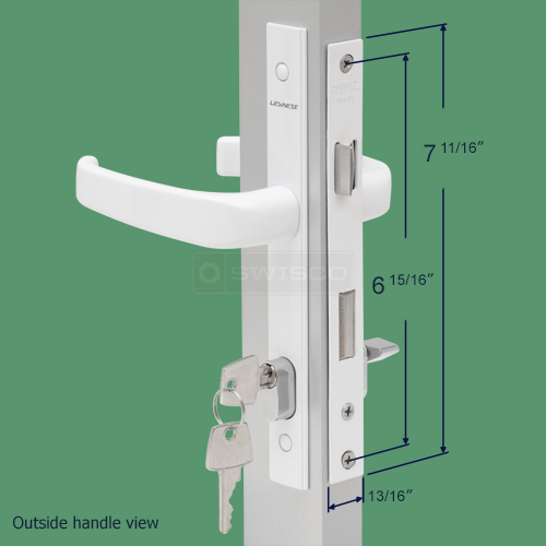 40-097 Complete Mortise Lockset, Papaiz : SWISCO.com