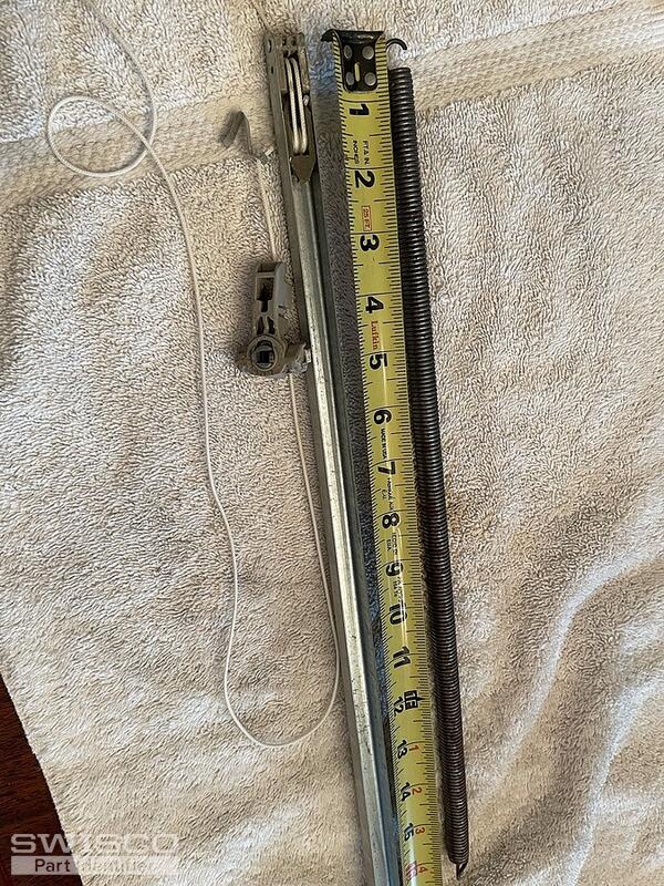 Atrium window spring balance and shoe replacement : SWISCO.com