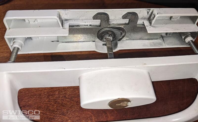 Patio door handle with key lock : SWISCO.com