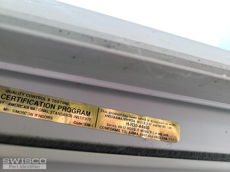 Simontin windows series 40-17 double hung H-R30-44x60 see photo ...