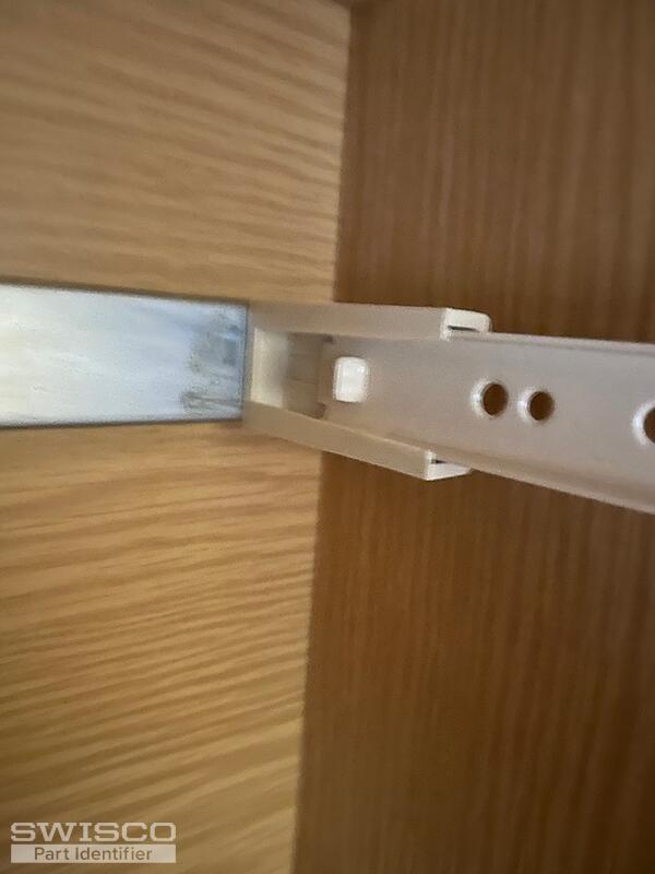 Rear drawer guide bootplastic piece : SWISCO.com