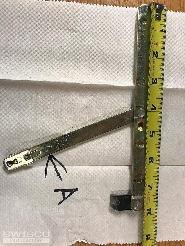Top and bottom hinge for American craftsman casement windows : SWISCO.com