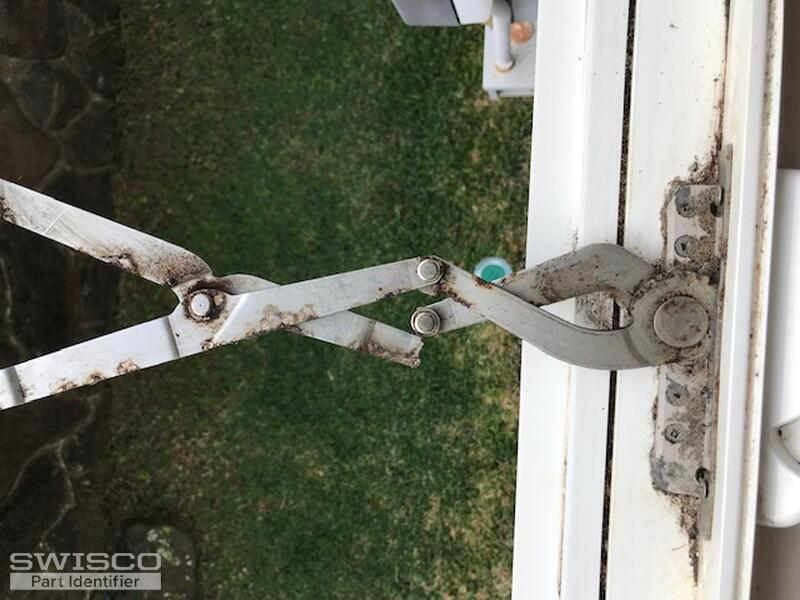 crank window awning scissor mechanism : SWISCO.com