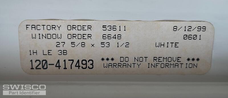 finding replacement parts for Alside Ultramaxx Window : SWISCO.com