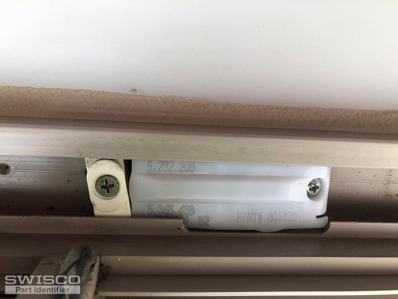 Broken double coil housing - Part #801020, Single hung window, right ...