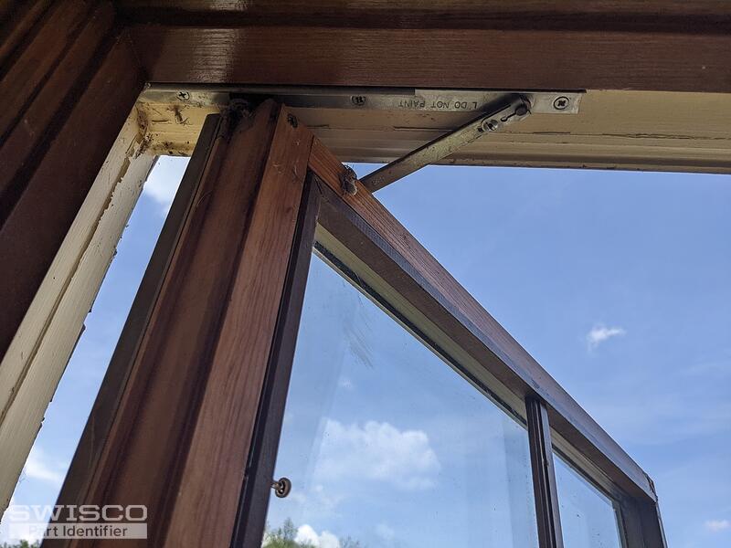 Casement window track top hinge : SWISCO.com