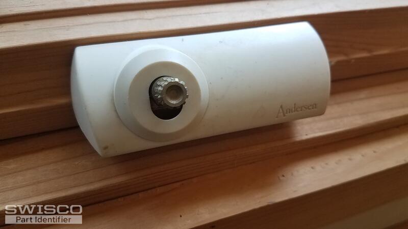 Anderson window crank opener handle in white : SWISCO.com