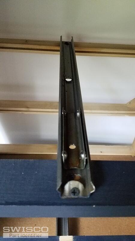 Vintage metal center drawer slides : SWISCO.com