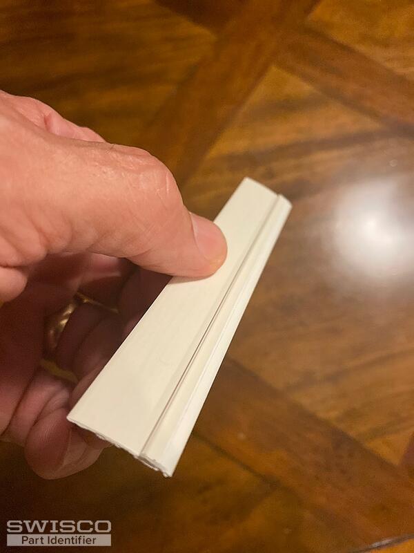 Alenco double pain windows - this plastic strip holds window pain in ...