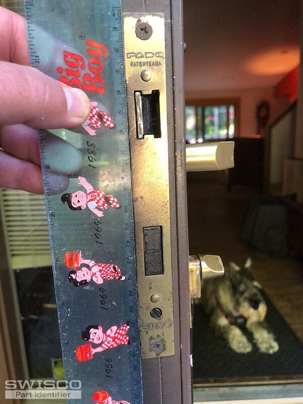 20 y o PADO storm door latch assembly needs replacementI : SWISCO.com